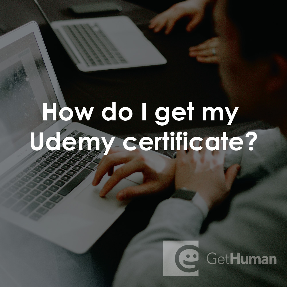 How Do I Get My Udemy Certificate 